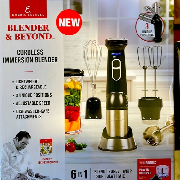 Emeril Lagasse | Kitchen | Emeril Lagasse Cordless Immersion Blender ...